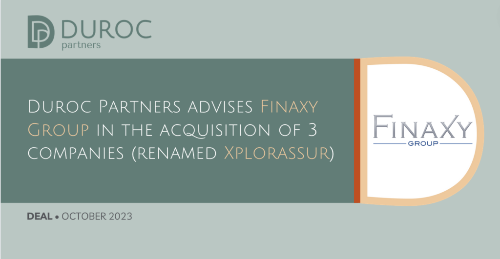 Duroc Partners advises Finaxy Group in the acquisition of 3 companies ...